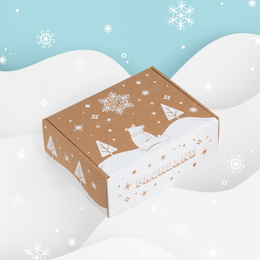 Custom Holiday Packaging - White Ink Mailer Boxes | Packlane