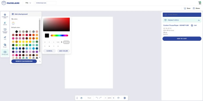 Custom Printed Tissue Paper for Packaging Boxes | Packlane