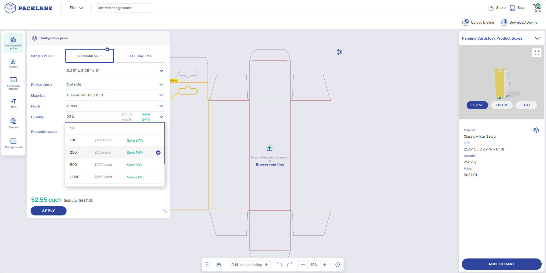 Hanging Tab Boxes - Custom Printed Hanging Boxes | Packlane